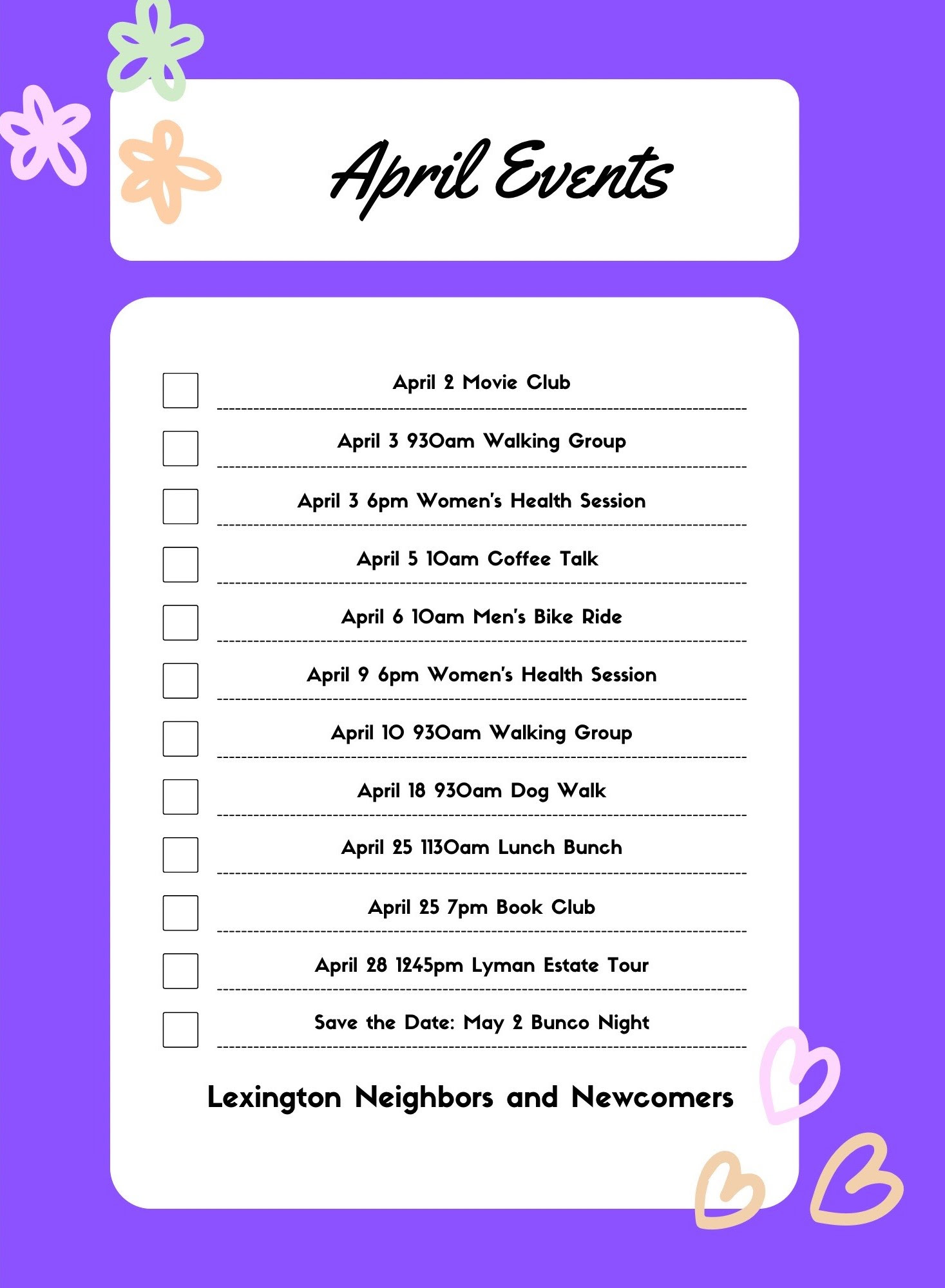 April 2024 Newsletter | LEXINGTON